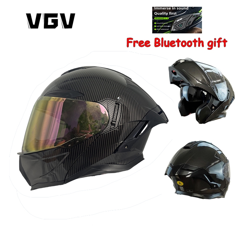 VGVหมวกกันน็อคมอเตอร์ไซค์ Day Night Universal ฟรีของขวัญ DOT+CC Dual Certification Four Seasons ...