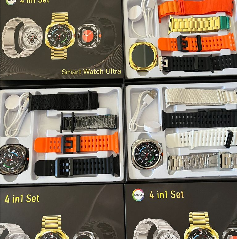 4 สาย 2025 smart Watch s7 ultra 2 สําหรับ Galaxy Watch ultra 7 smart ...