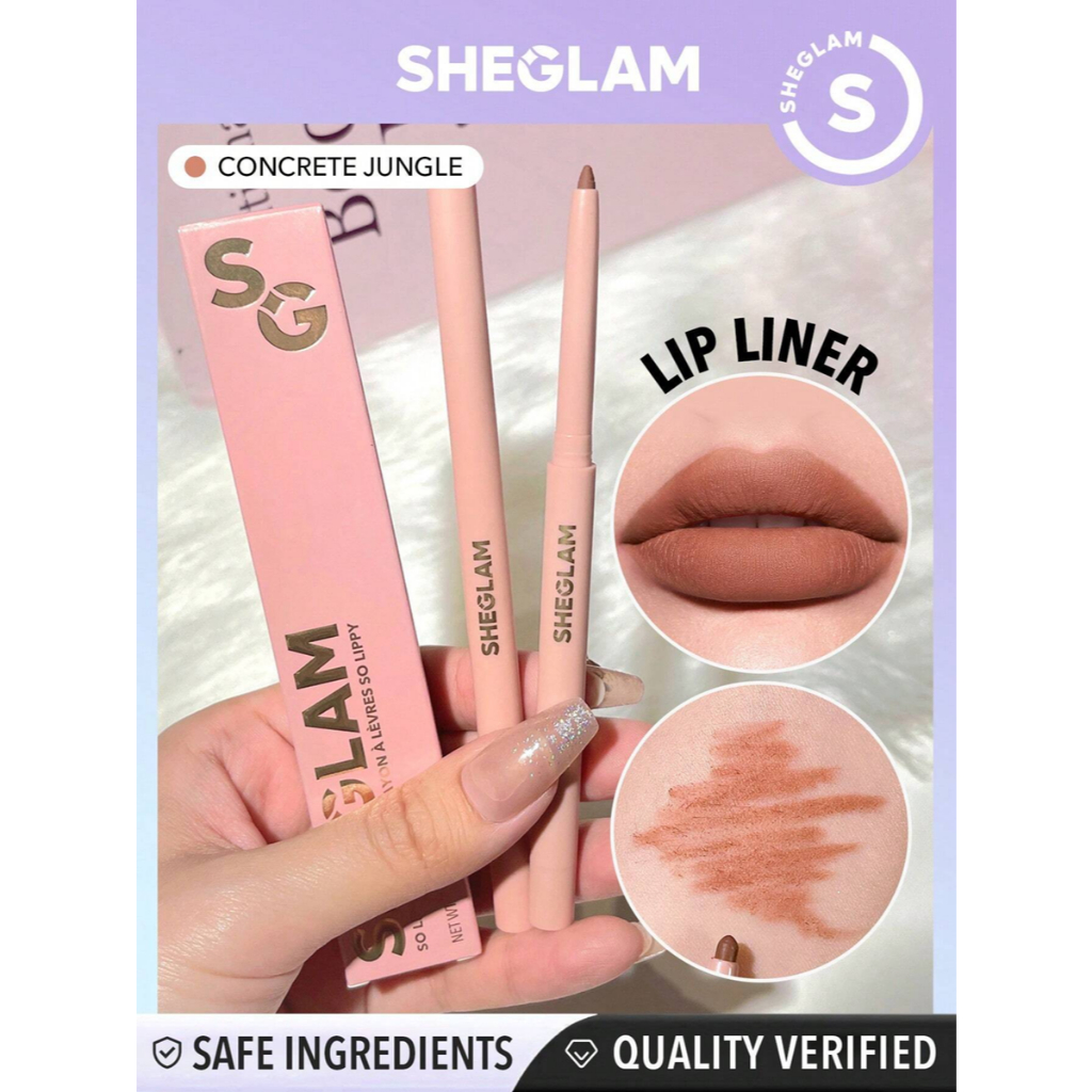 Sheglam So Lippy Lip Liner- Creamy Matte Lip Liner Pencil High Pigment ไม่ซีดจางง่าย Silky ...