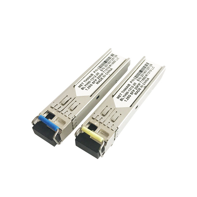 Sfp Gigabit Single Mode Single Fiber LC Port Optical Fiber Module 20 ...