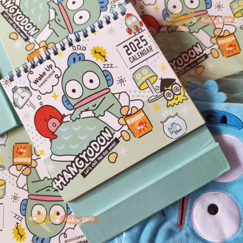 2025 ปฏิทิน Hangyodon น่ารัก ซานริโอ ปลาน่าเกลียด ปฏิทินตั้งโต๊ะ ...