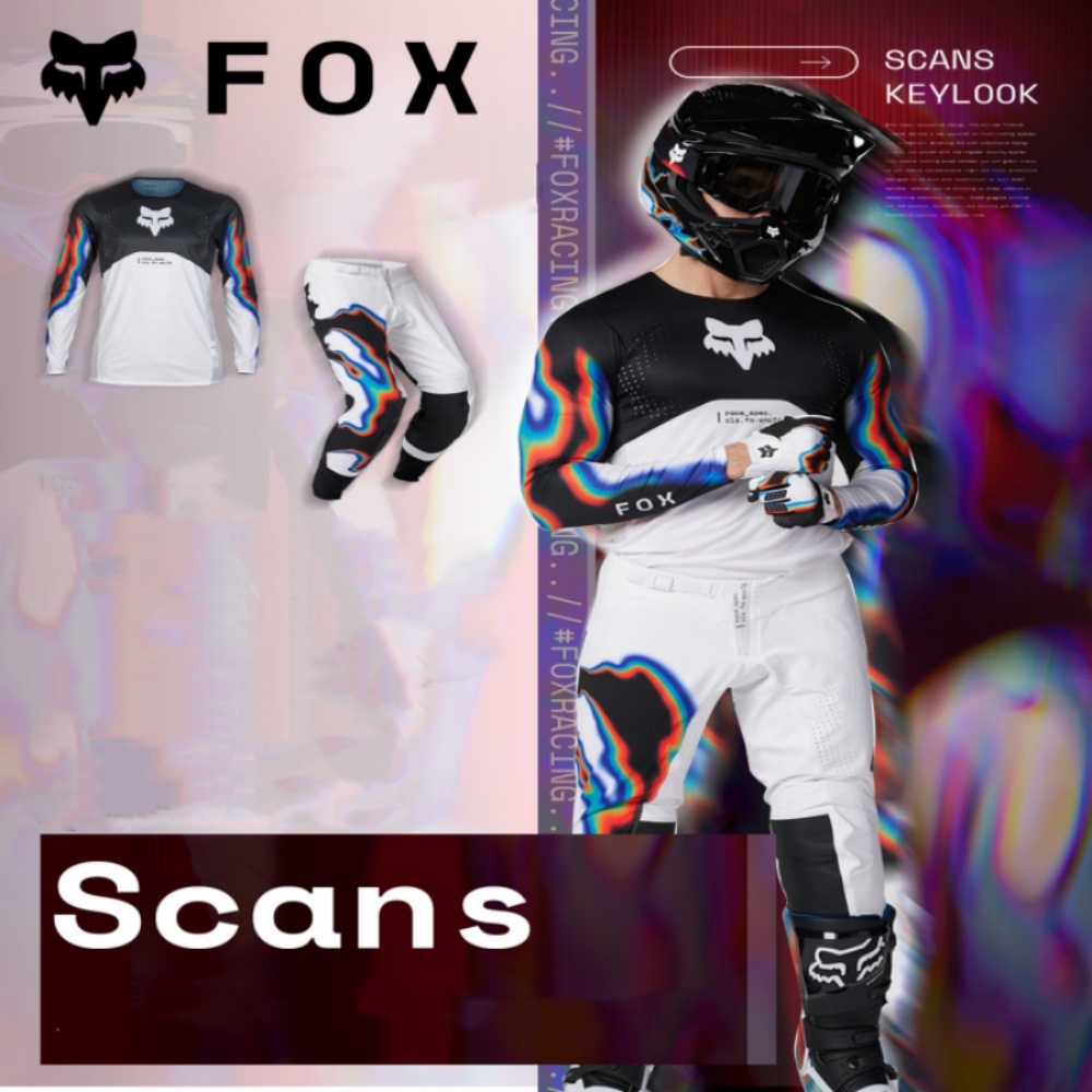 ใหม่ FOX Scans Summer Limited Edition เสื้อผ้าและกางเกงมอเตอร์ไซค์ออฟโ ...
