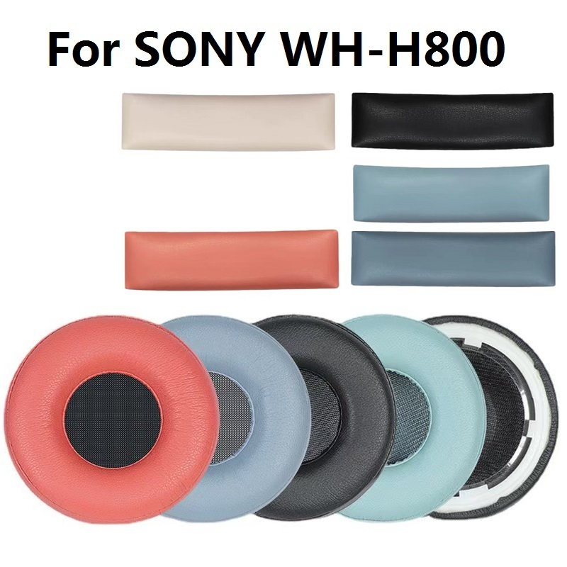 แผ่นรองหูฟังสําหรับ Sony wh-h800 หูฟังเปลี่ยน wh h800 ที่ครอบหู ที่ปิดหูกันหนาว หมอนหู แผ่นรองหู ...
