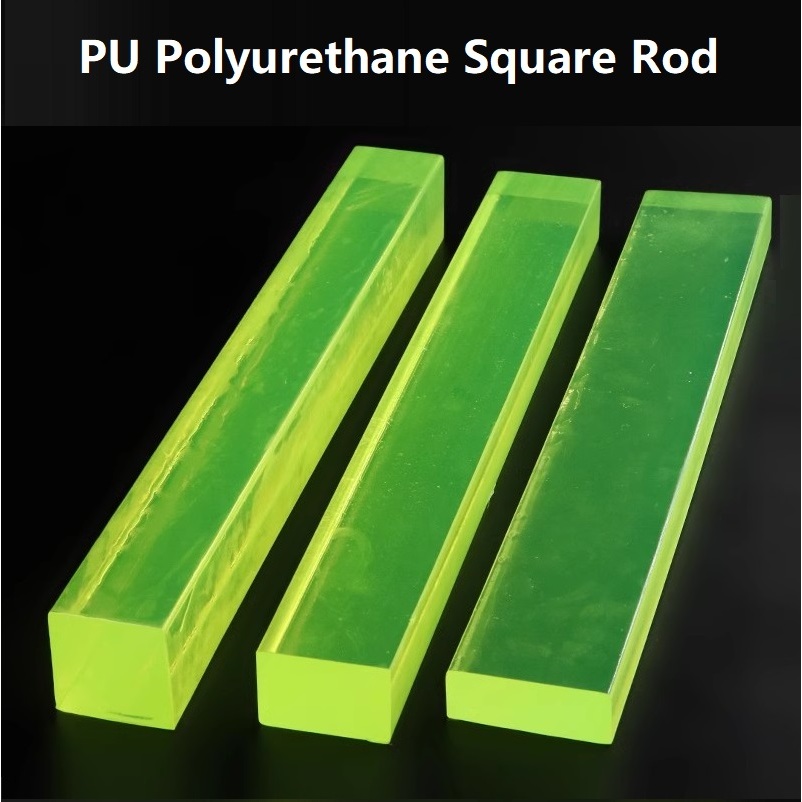 Length 500mm Square PU Polyurethane Bar 40x40 45x45 50x50 มม. 60x60 มม. ...