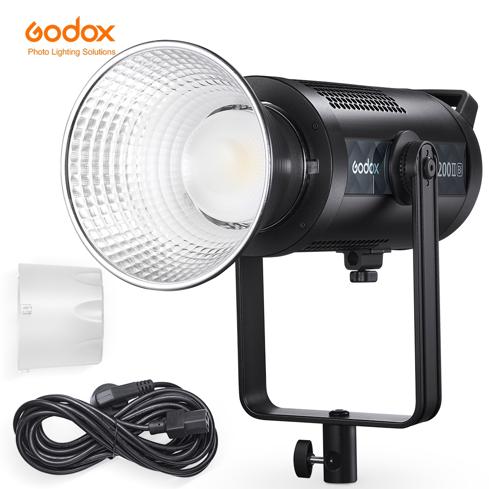 Godox SL200IIBI 200W LED Video Light Bowens Mount 2800K-6500K Standing ...