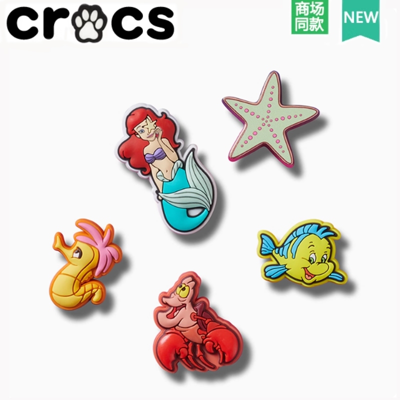 Crocs Crocs Zhibixing Accessories Hole Shoes Flower Ocean Ariel ...