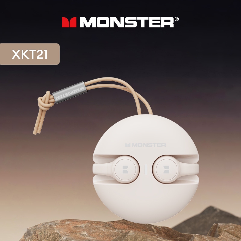 Monster XKT21 หูฟังบลูทูธไร้สาย พร้อมไมโครโฟน | Shopee Thailand