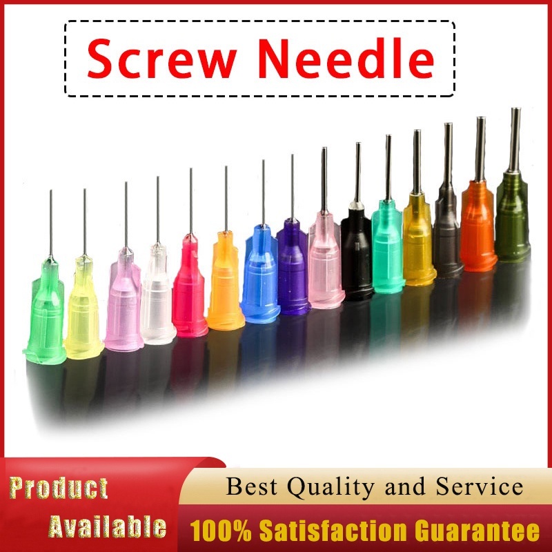 10pcs 13mm 1/2นิ้ว 10G-34G เกลียวหัวฉีดเหล็กพลาสติกเข็มหัวฉีดยาง Dripper สแตนเลสเคล็ดลับ Liquid ...