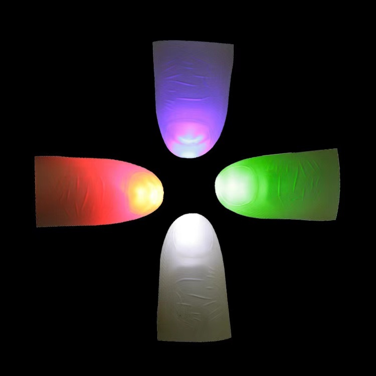 โคมไฟนิ้ว LED Thumbs Light Magic Light up Finger Magic Trick, นิ้วปลอม ...