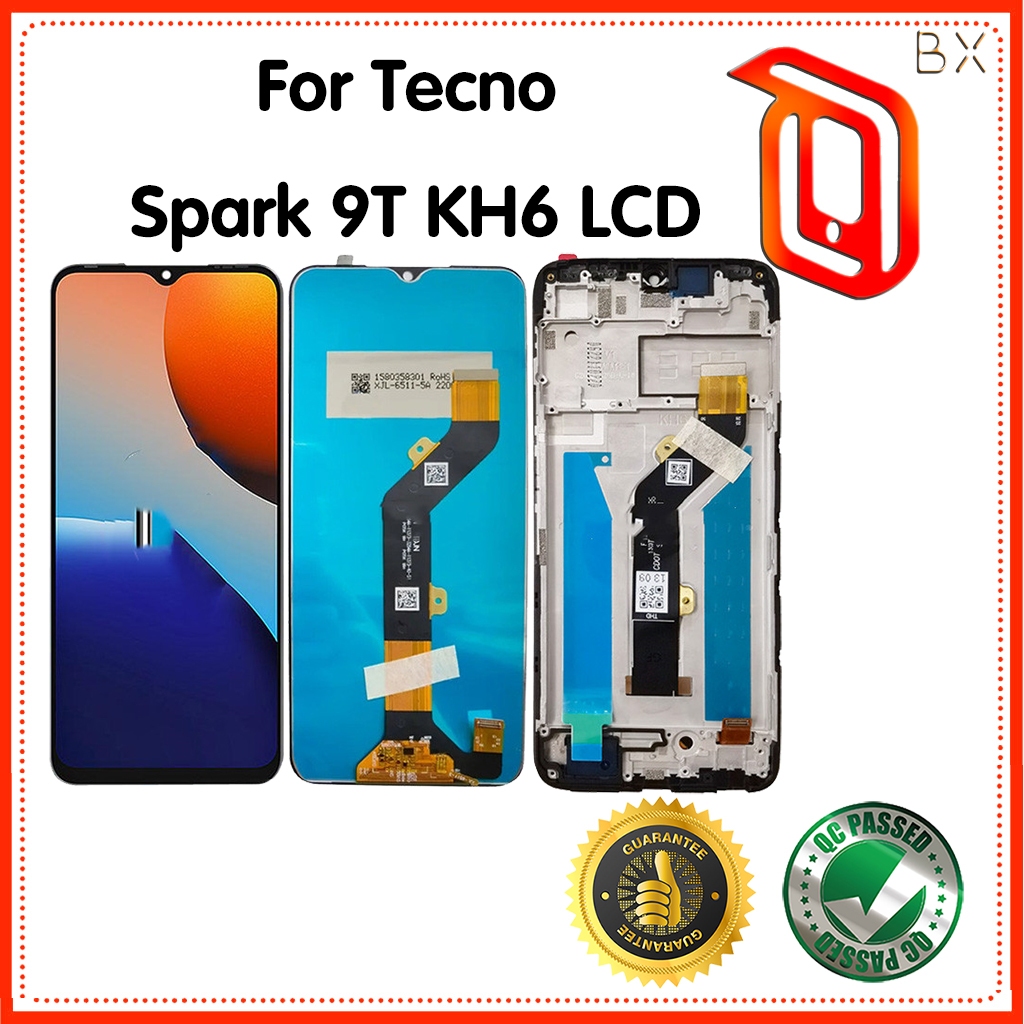 สําหรับ Tecno Spark 9T KH6 จอแสดงผล LCD Touch Screen Digitizer Assembly ...