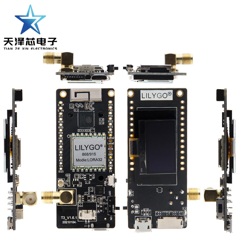 Ttgo LoRa32 V2.1 ESP32 OLED 0.96 นิ้วโมดูลไร้สาย Bluetooth WIFI SMA ...