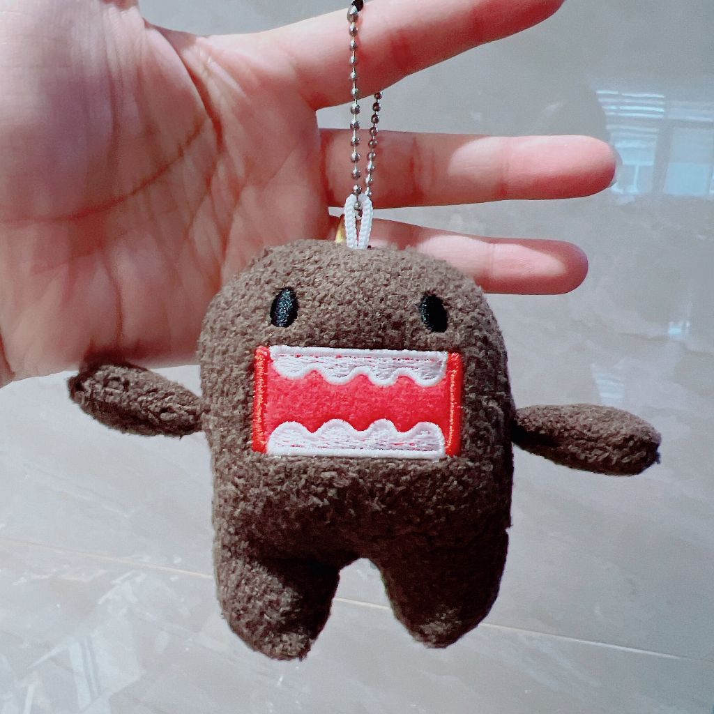 8 ซม.น่ารักตุ๊กตา Domo Kun Rocks จี้ Key Chain ของเล่นตุ๊กตาพวงกุญแจรถ ...