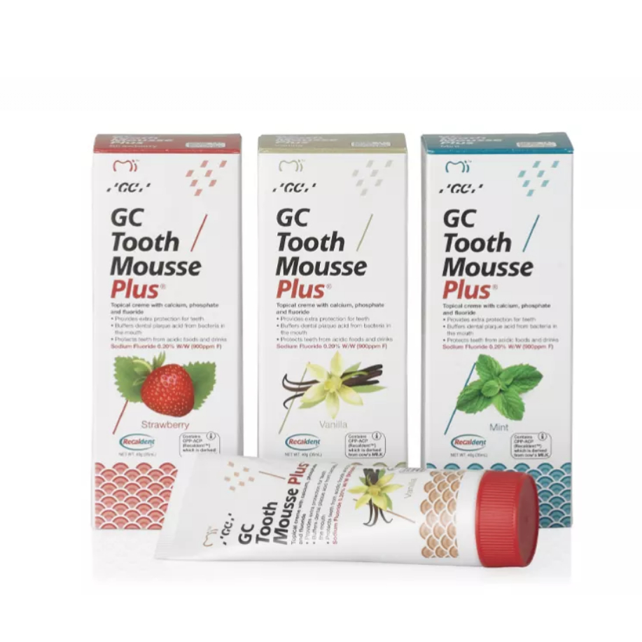 หมดอายุปี 2026+ GC Tooth Mousse Plus Strawberry ( ทูธ มูส พลัส รสสตรอ ...