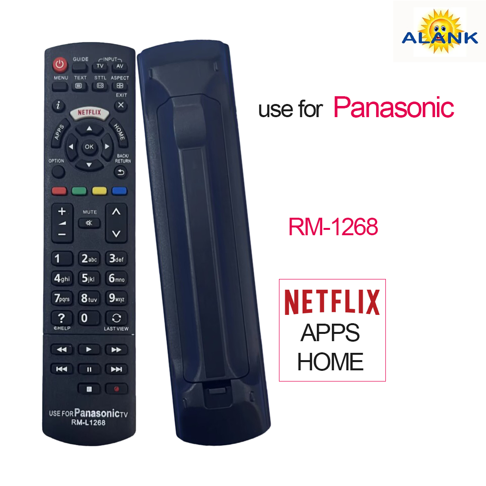 ALANK - Remote รีโมททีวี Panasonic Smart TV พร้อมฟังก์ชั่น NETFLIX RM ...