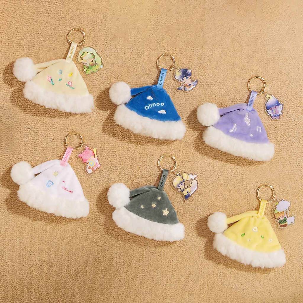 Popmart กล่องสุ่ม คอลใหม่ Dimoo Weaving Wonders dimoo world Key Chain ...