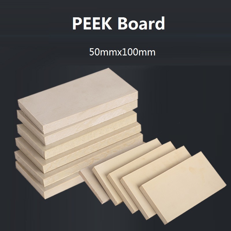 Peek Board 50mmx100mm ทนอุณหภูมิสูงและป้องกันไฟฟ้าสถิตย์ Polyether ...