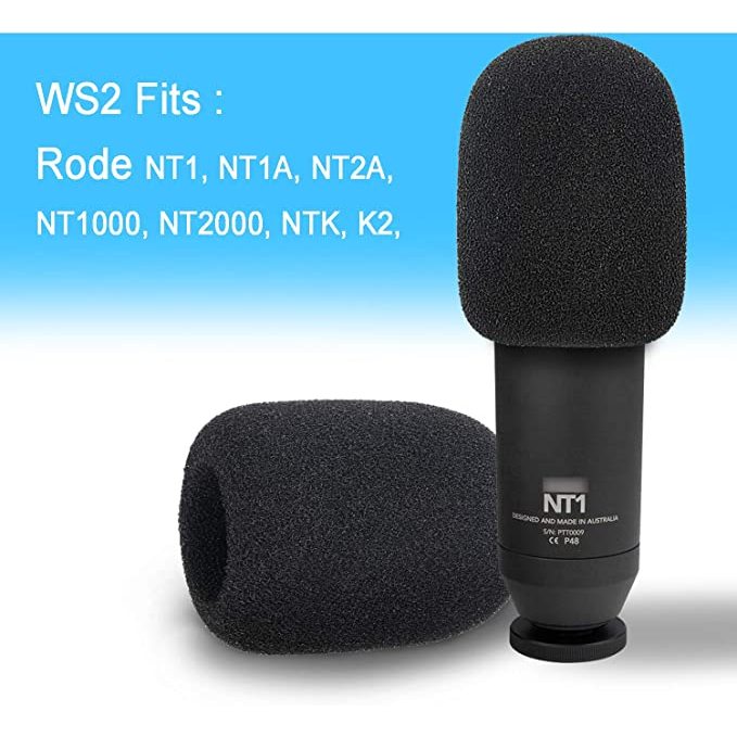 Podmic Pop Filter Foam Cover - Mic Windshield Wind Cover ที่กําหนดเอง ...