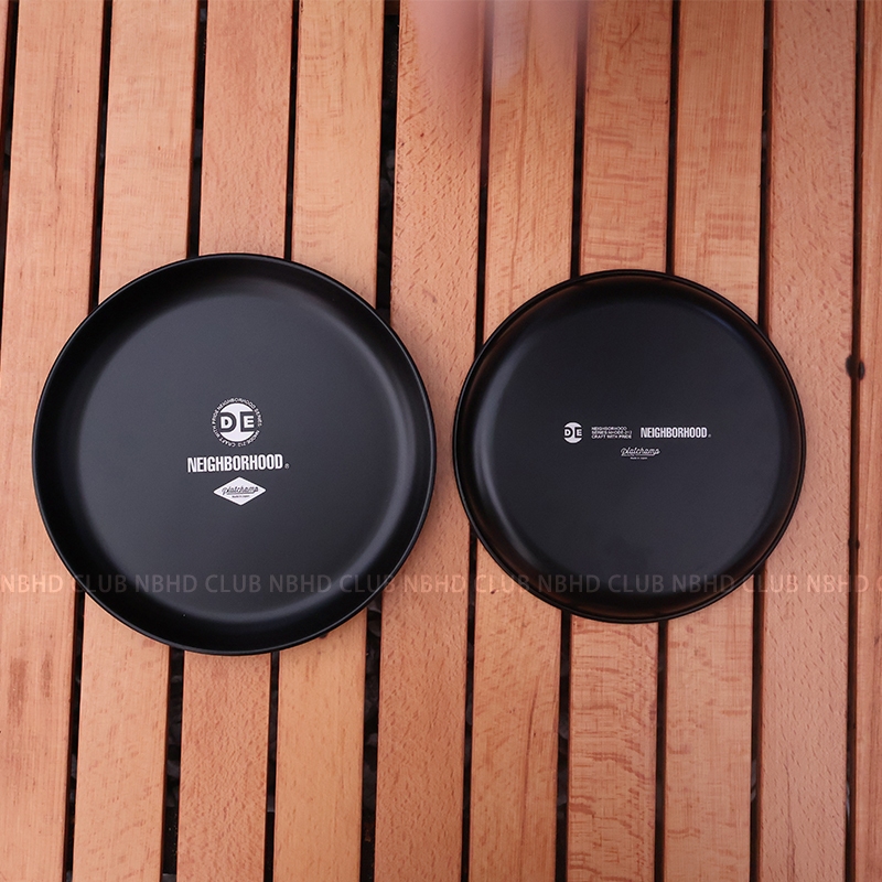 Street Wear NEIGHBORHOOD จานอาหารค่ํายุทธวิธีกลางแจ้ง 304 สแตนเลสแบบ ...