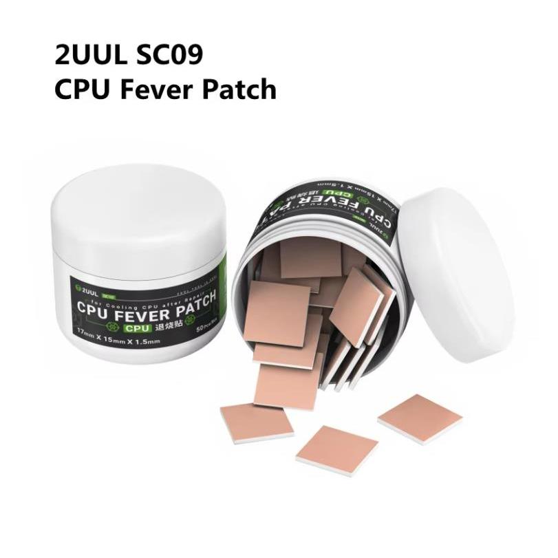 2uul SC09 CPU Repair Rapid Cooling Pad สําหรับโทรศัพท์มือถือ PCB BGA ชิป CPU ซ่อมการกระจายความ ...