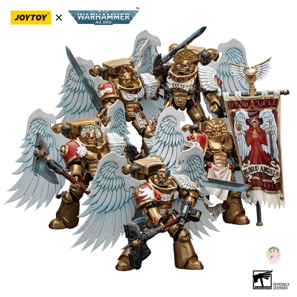 JOYTOY Warhammer 40K Blood Angels Sanguinary Guard Action Figure ...