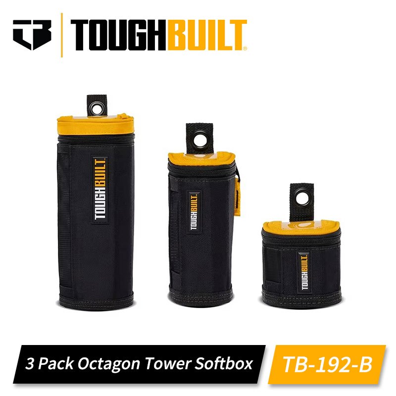 Toughbuilt TB-192-B Compact Octagon Tower Softbox 3 แพ็คกล่องเก็บ ...