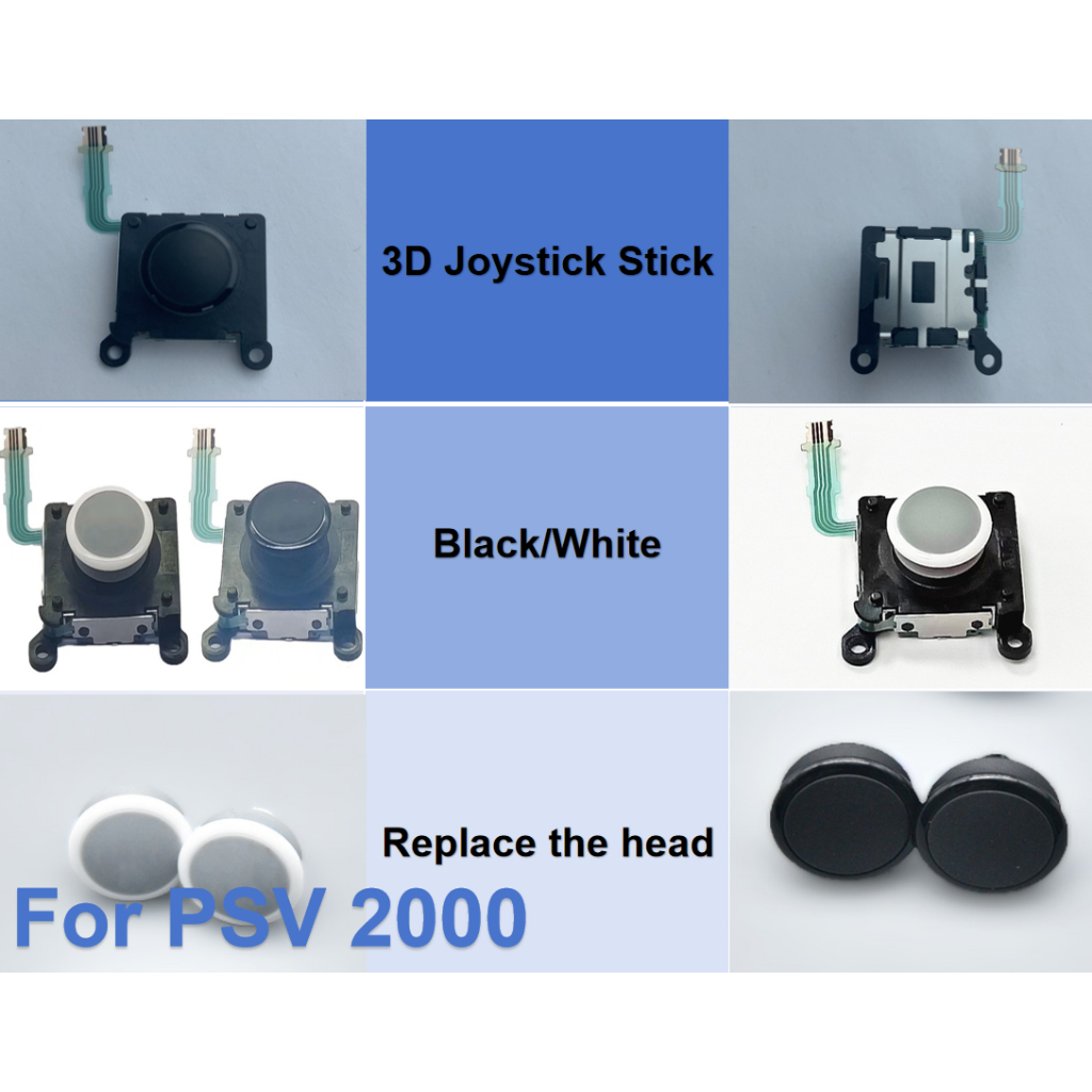 อะไหล่เดิมสําหรับ Sony PlayStation VITA 2000 ซ้ายขวา 3D Analog Control จอยสติ๊ก Stick psvita2000 ...