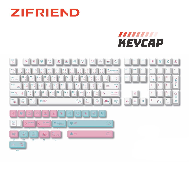 Zifriend ปุ่มกด XDA/CHERRY Profile PBT DIY สําหรับคีย์บอร์ด Mechanicial ...