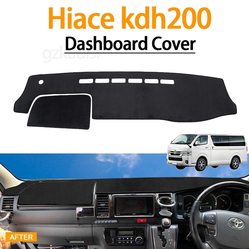 Hiace kdh200 (2006-2019) Leather Dashboard Cover Dashboard Mat คุณภาพ ...