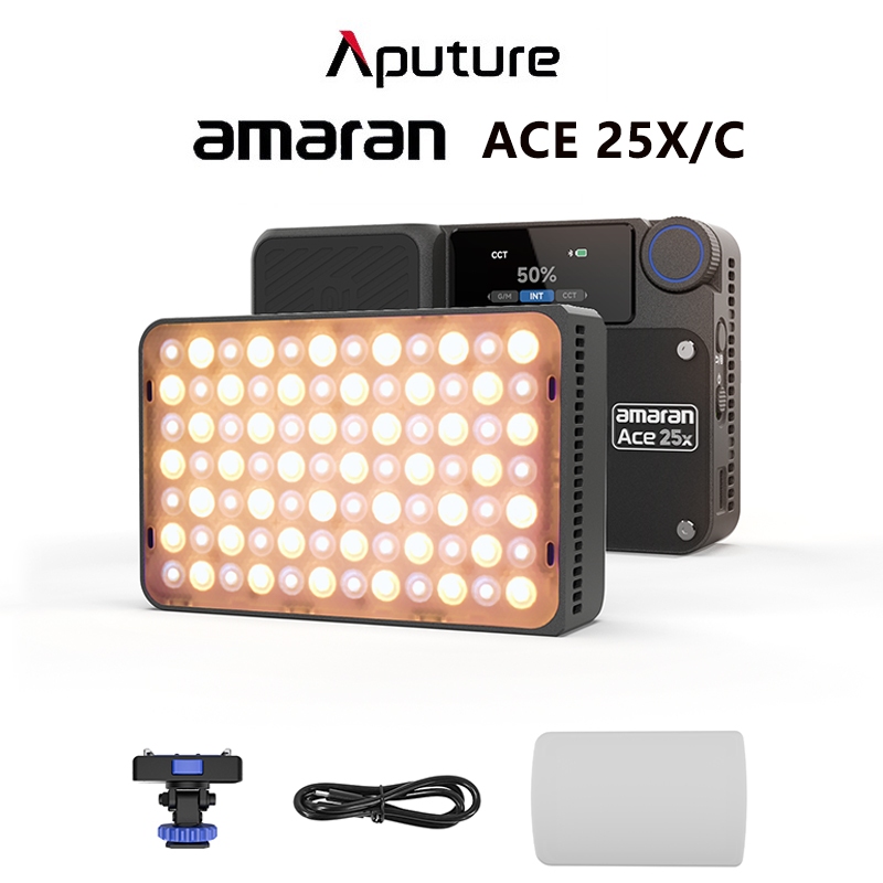 Apture amaran Ace 25x แบบพกพา Dual-Color Mini On-camera Light 2700 ...