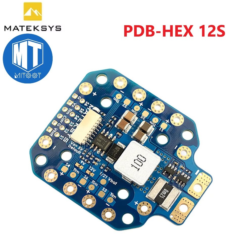 Matek PDB-HEX 12S 5A 5V/9V/12V BEC Power Distribution Board PDB 30.5X30 ... Matek PDB-HEX 12S 5A 5V/9V/12V BEC Power Distribution Board PDB 30.5X30 ...