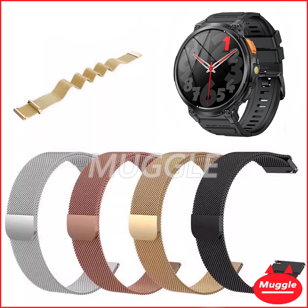 Axonwatch AXON Mega Smart watch สายรัดข้อมือสายนาฬิกาโลหะ สาย AXON Memo ...