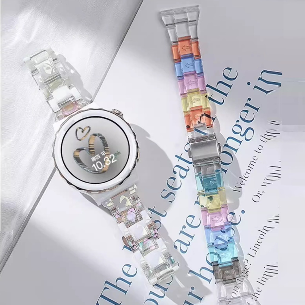 18mm 20mm 22mm Reflective Colorful Laser Strap Compatible For สาย ...