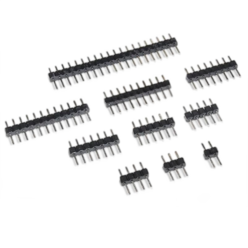 50 ชิ้น Single Pin Pitch 2.54 มม. 1 * 2/3/4/5/6/7/8/10/12/20/40P เข็ม ...