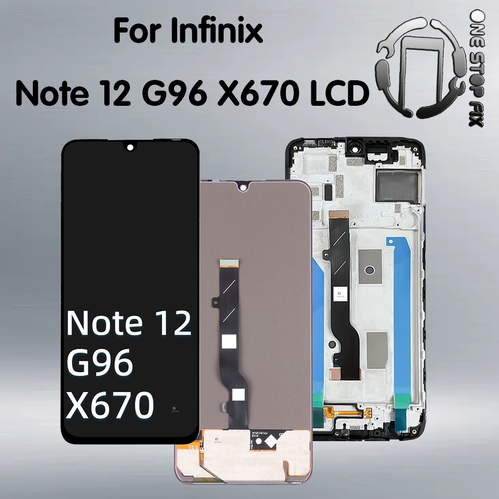 Oled / TFT สําหรับ Infinix Note 12 G96 X670 หน้าจอ LCD Touch Panel ...