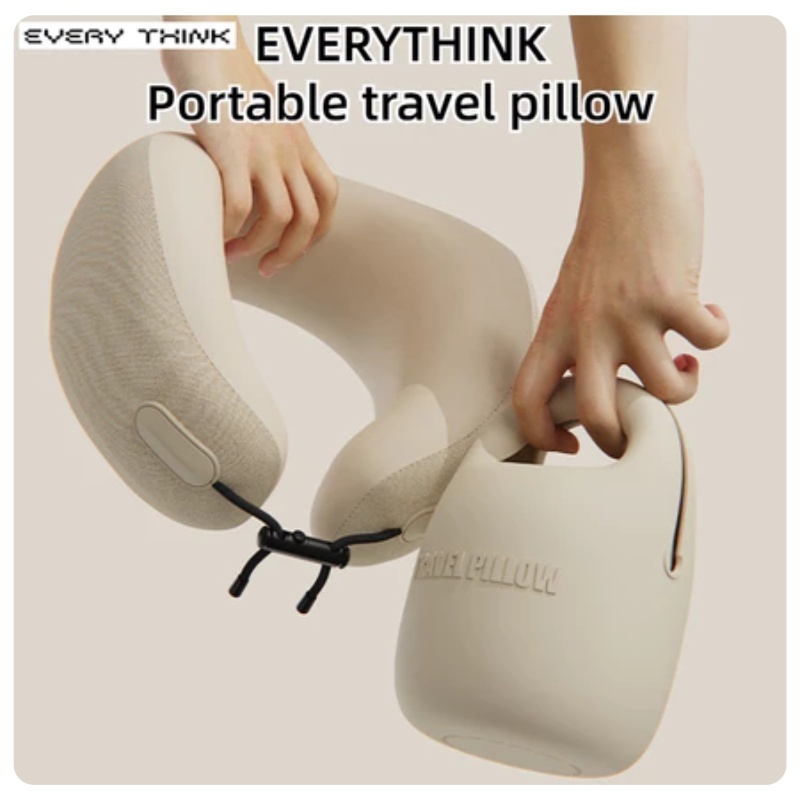 Perfect Everythink Travel Pillow หมอนรองคอ หมอนเครื่องบิน ES2 หมอนรองคอแบบพกพา Sleeping u-Shaped ...