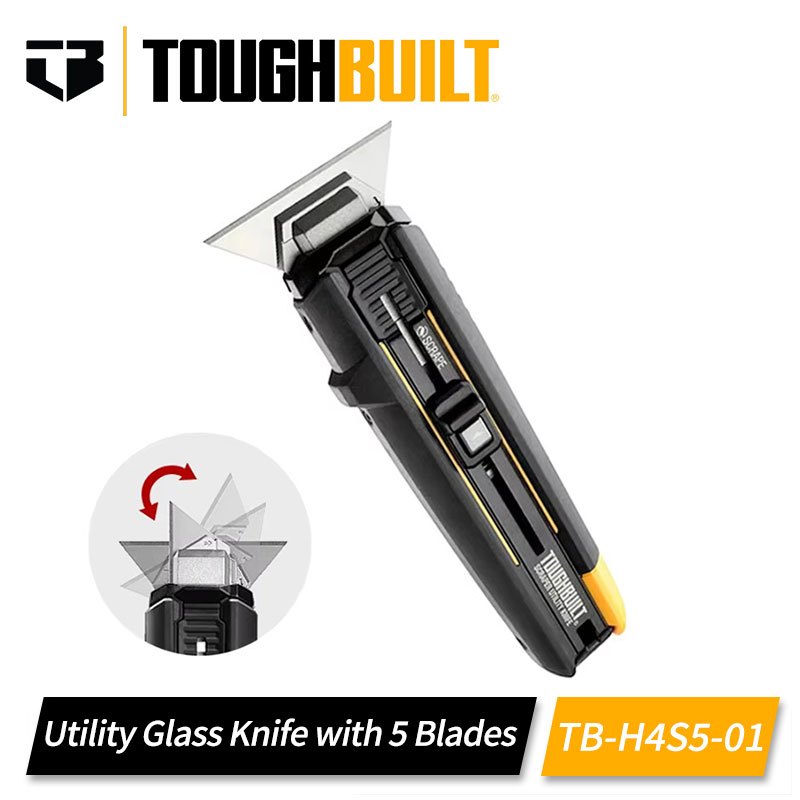 Toughbuilt TB-H4S5-01 มีดอรรถประโยชน์แบบขูดพร้อมเครื่องมือมือ 5 ใบมีด ...