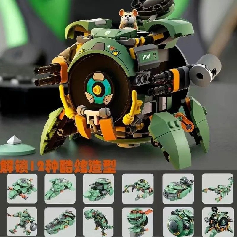 ใช้งานร่วมกับ Lego Hamster Destruction Ball Mecha Overwatch การศึกษา ...