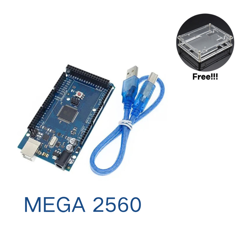 KLYSTR Arduino MEGA 2560 R3 Atmega16u2 ชิป USB พร้อมสาย USB | Shopee ...