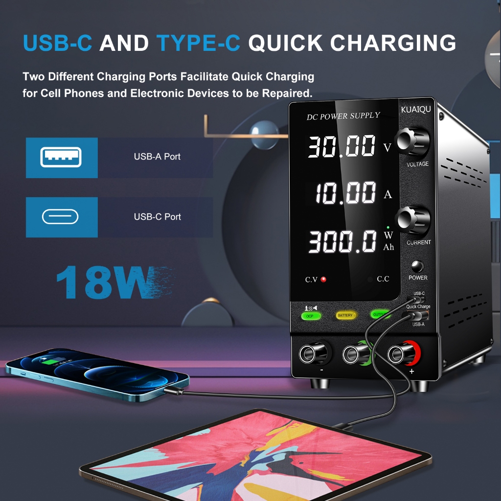 Nice-power เครื่องจ่ายไฟ DC Power Supply พาวเวอร์ซัพพลาย DC ชาร์จเร็ว ปรับได้ พร้อมพอร์ต USB ...