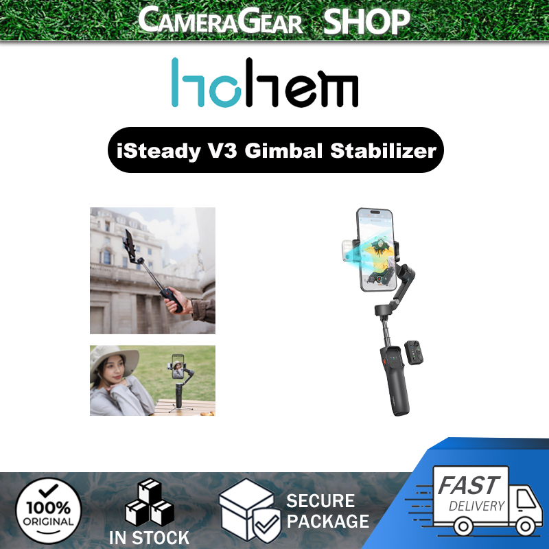 hohem iSteady V3 Gimbal Stabilizer with Magnetic AI Tracker,3-Axis ...