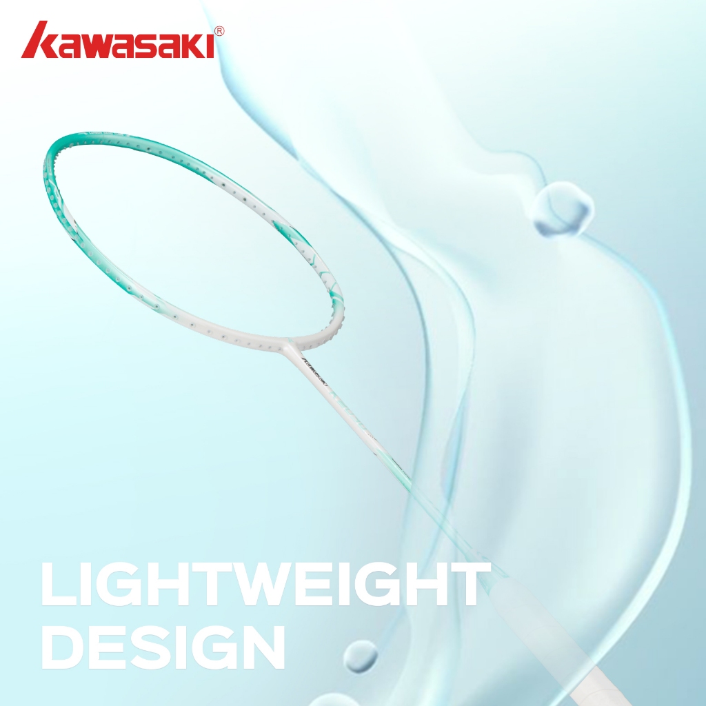 KAWASAKI ไม้แบดมินตันคาวาซากิ K2030 5U 18-30LBS เหมาะสําหรับผู้เล่น ...