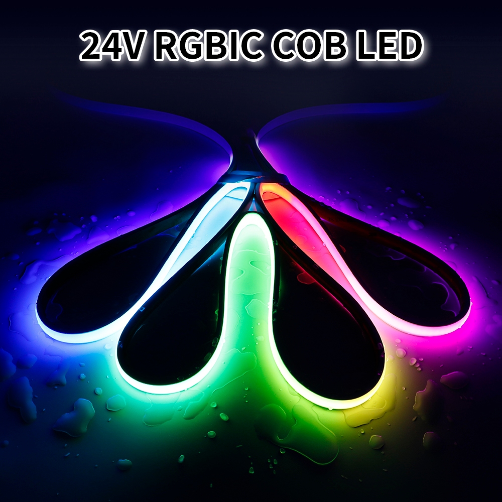 Ws2811 RGBIC COB Neon LED Strip Light 720Led/m แอดเดรสสมาร์ทDreamสี ...
