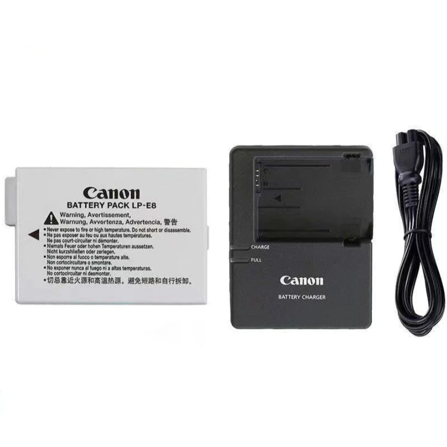 เครื่องชาร์จ Canon LP-E8 สําหรับ Canon LP-E8 แบตเตอรี่ EOS 550D 600D ...
