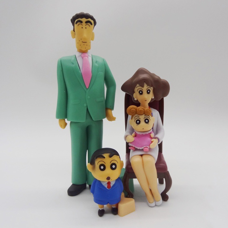 2 ชิ้น/เซ็ต 15-20 ซม.อะนิเมะ Crayon Shin-chan ครอบครัว Portrait Nohara ...