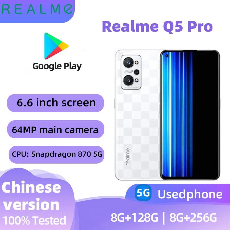 Realme Q5 Pro สมาร ์ ทโฟนปลดล ็ อค 256GB โทรศัพท ์ ใช ้ สภาพดี | Shopee ...