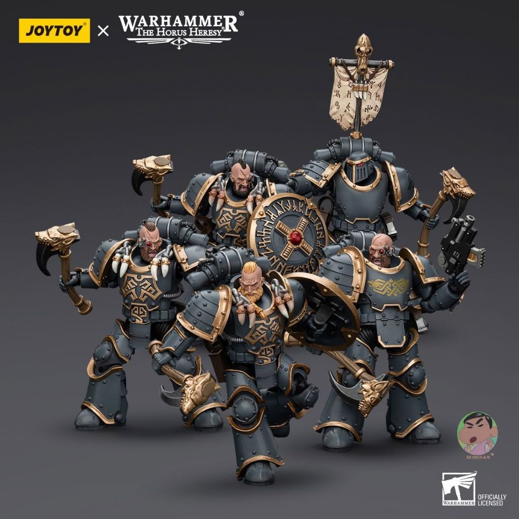 Joytoy Warhammer 40K Space Wolves Grey Slayer Pack Action Figure ...