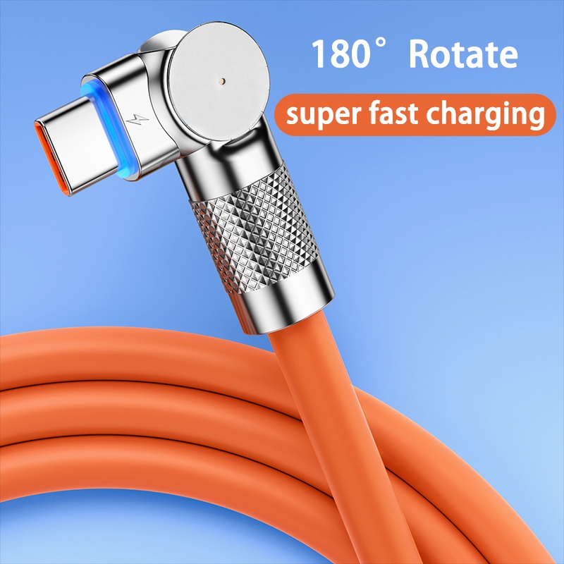 120W 240W 6A สายชาร์จType C /iOS /Micro พร้อมหัวชาร์จ Fast Charg Cable ...
