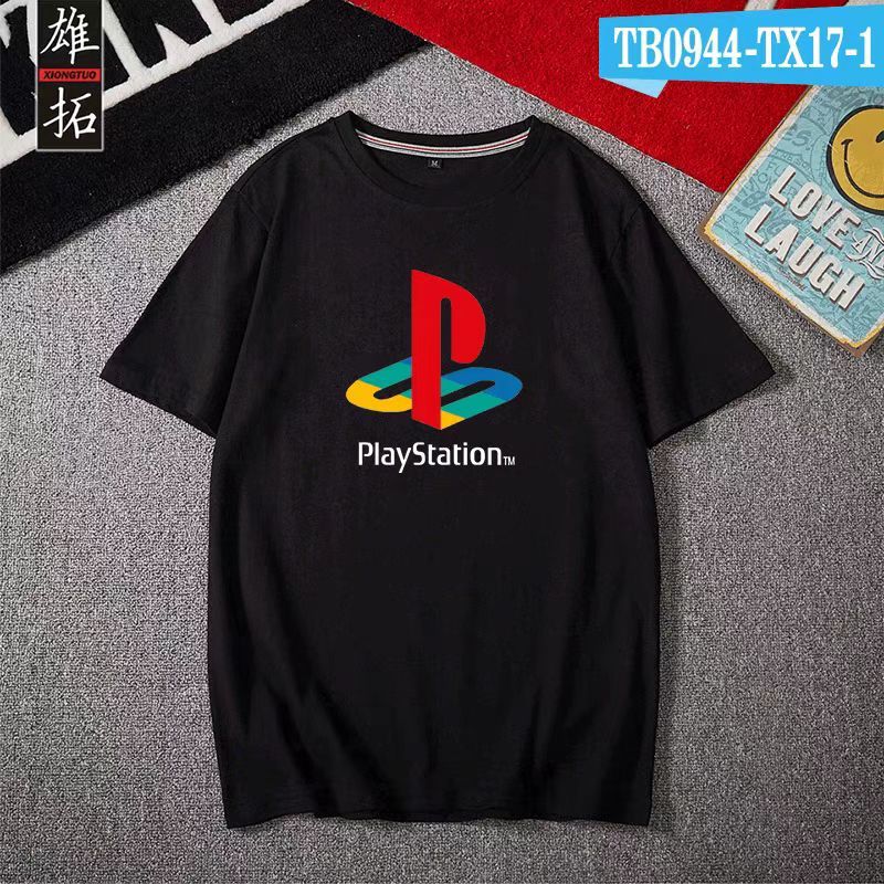 Uniqlo Xiongtuo Sony PS4 เกมคอนโซลอุปกรณ์ต่อพ่วงตายควั่นเสื้อยืด God of ...