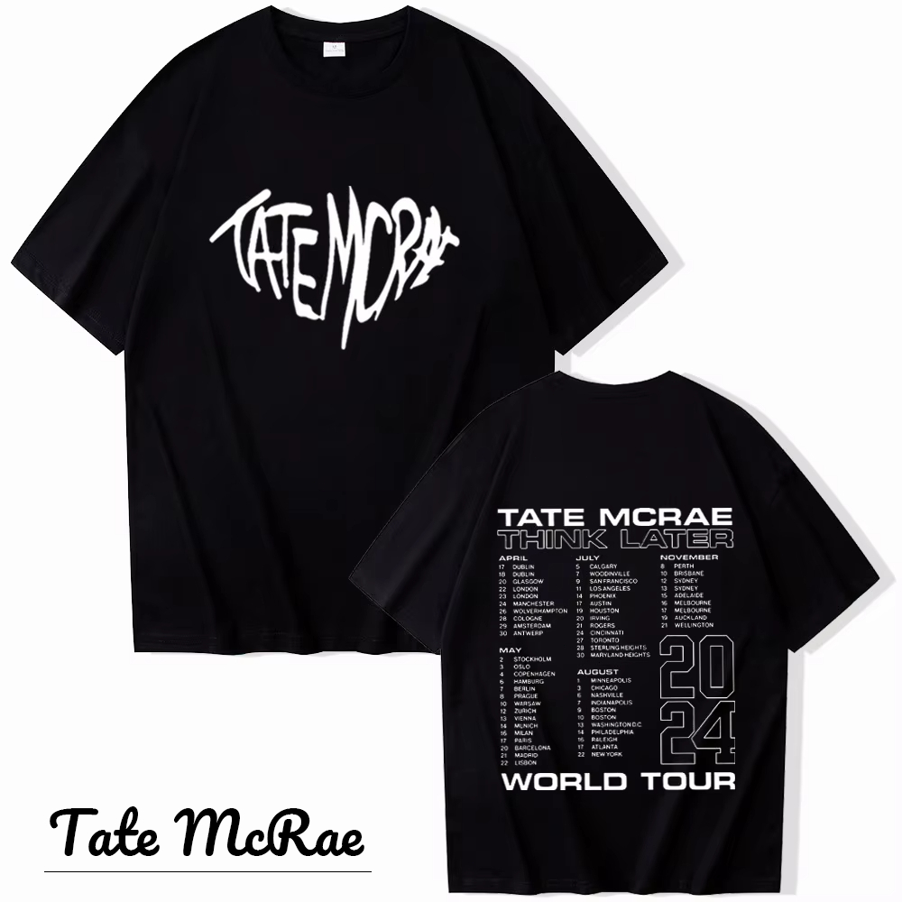 ใหม่ เสื้อ " Tate McRae " | Tate McRae ผ้าCotton 100% T-Shirt ใส่ได้ ...