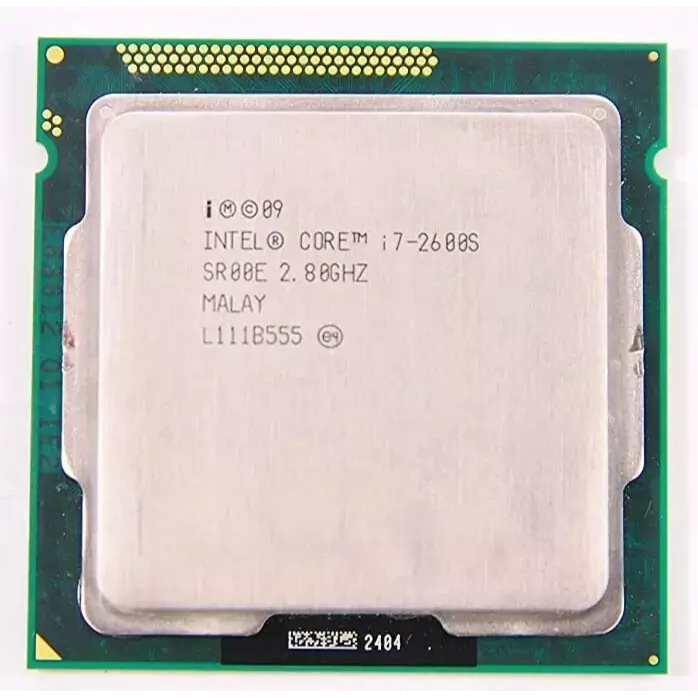 2nd Gen Intel Core i7-2600S LGA1155 CPU โปรเซสเซอร์ 2.80GHz Quad-Core ...